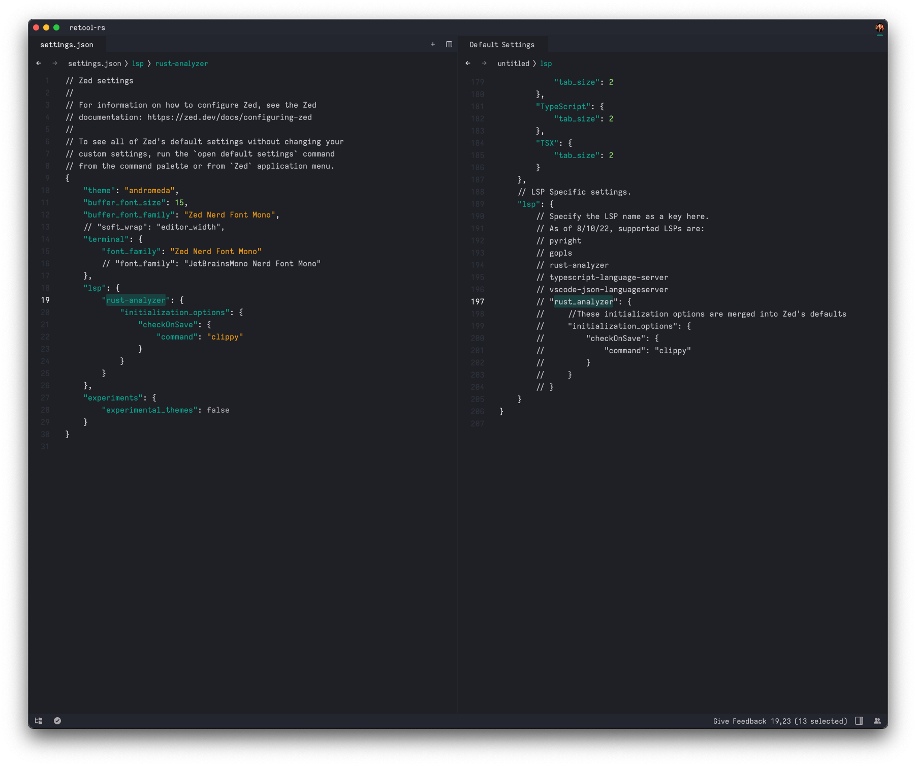 Docs for `lsp` setting reference `rust_analyzer` instead of `rust-analyzer` · Issue #5726 · zed ...