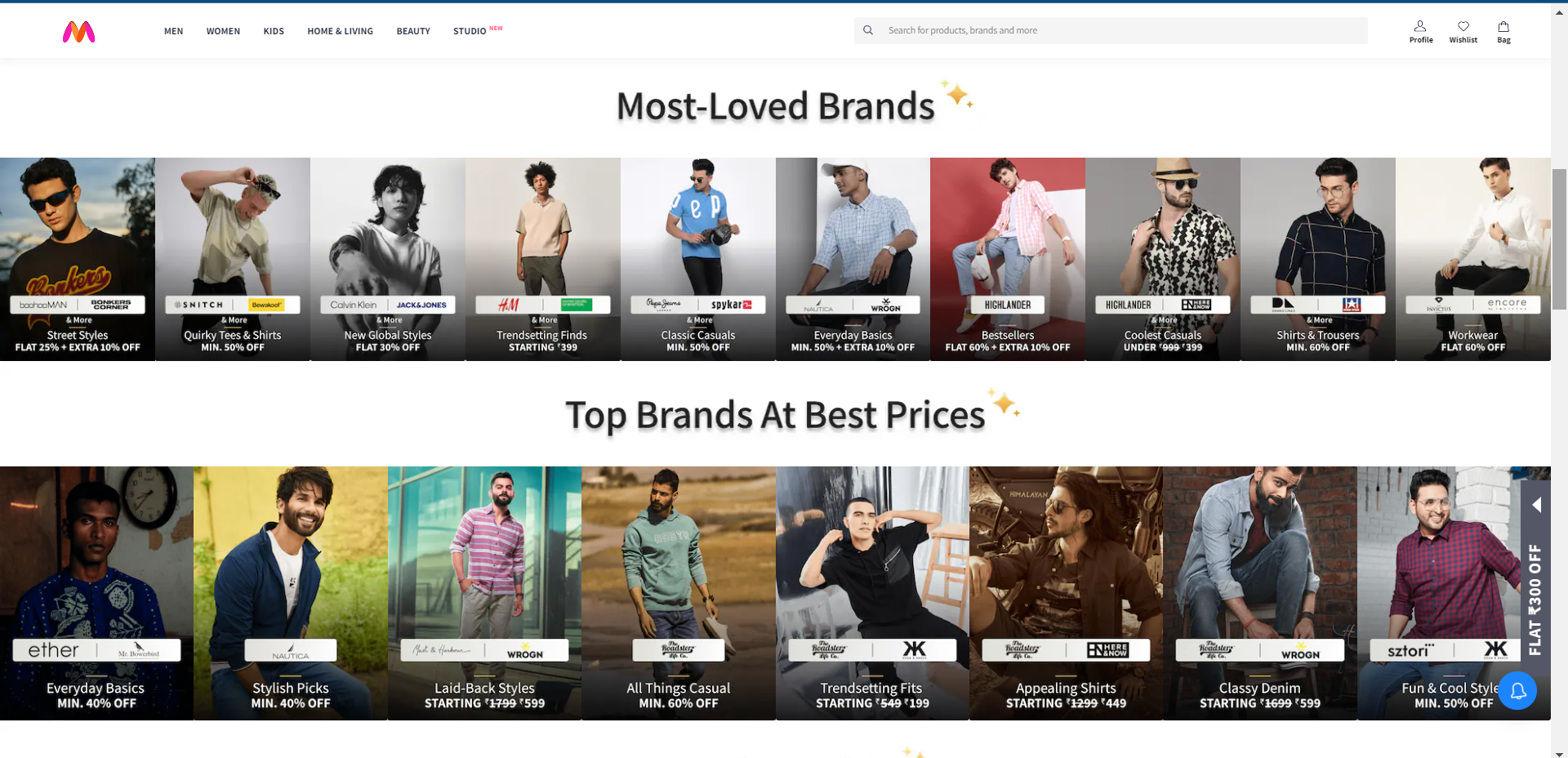 GitHub - Khushal0709/Myntra-Clone: A responsive Clone Website for famous online shopping ...