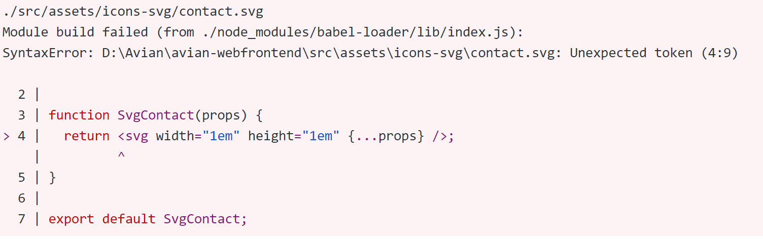 Help with @svgr/webpack · Issue #6027 · ant-design/ant-design-pro · GitHub
