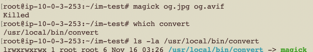 Convert to AVIF with limited memory doesn't work · Issue #4486 · ImageMagick/ImageMagick · GitHub