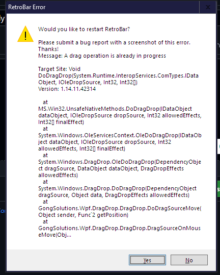 Error when dragging Icons "A drag operation is already in progress" · Issue #694 · dremin ...