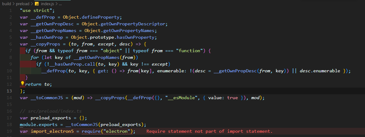 `export type` in typescript file generates export of empty objects at ...