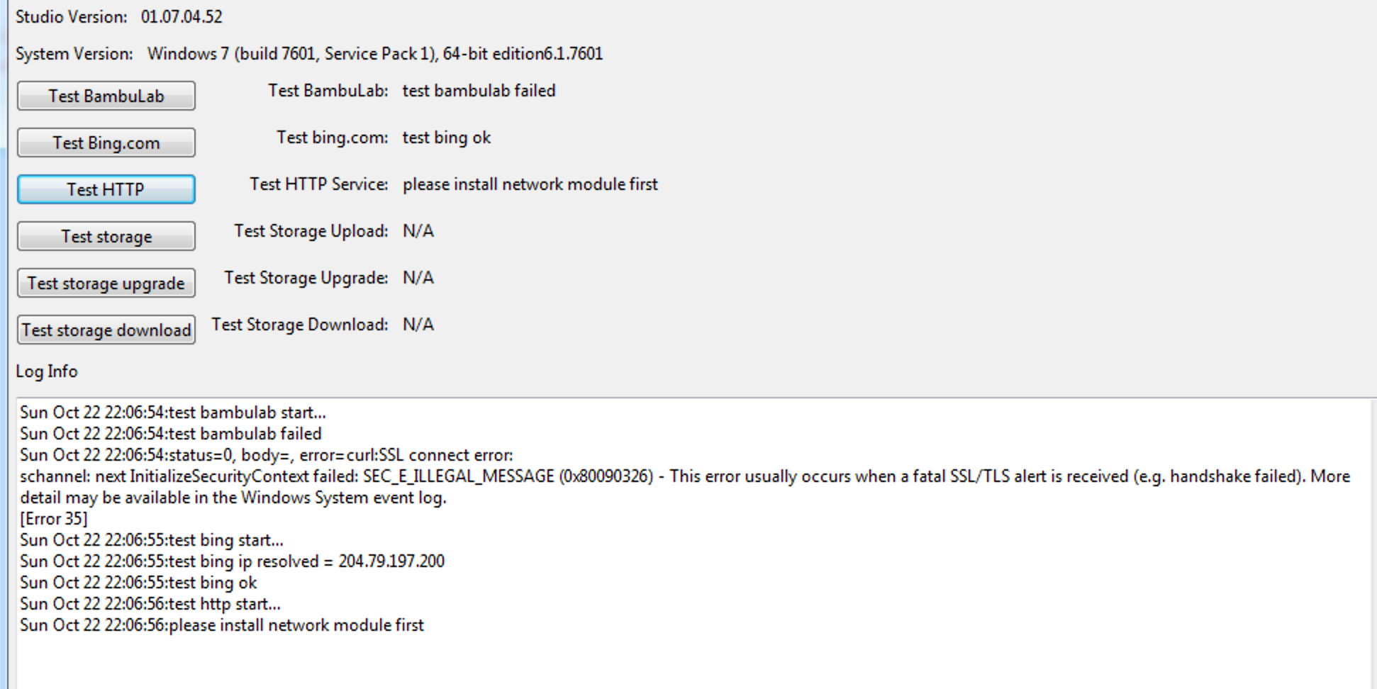 Problem Network-Plug-in OrcaSlicer in VM Win 7 on OSX · Issue #2490 · SoftFever/OrcaSlicer · GitHub