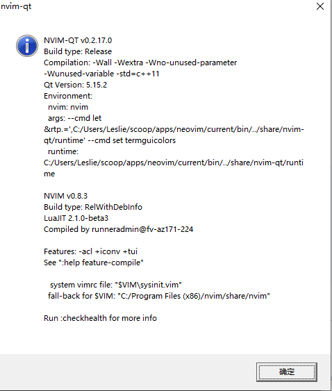 E492: Not an editor command: GuiWindowOpacity · Issue #1047 · equalsraf/neovim-qt · GitHub