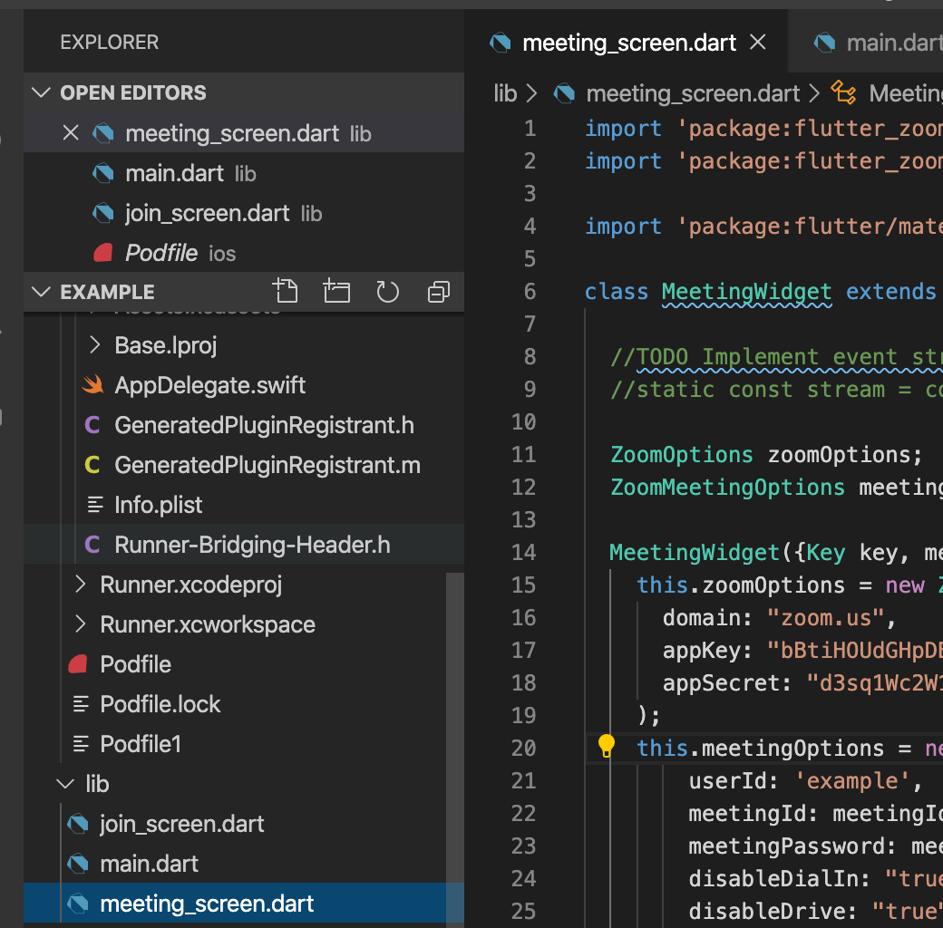 How to use it? I had download and run in VSCode · Issue #12 · decodedhealth/flutter_zoom_plugin ...