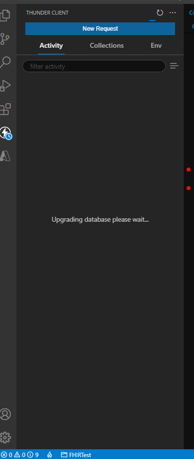 Thunder Client forever updating database · Issue #581 · thunderclient/thunder-client-support ...