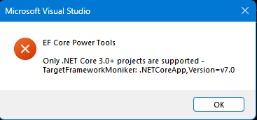 Compare dbContext to Database required .NET 3+, but running .NET 7 · Issue #1665 · ErikEJ ...