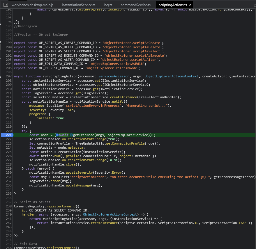 Select Top 1000 Records Stops working · Issue #23414 · microsoft ...