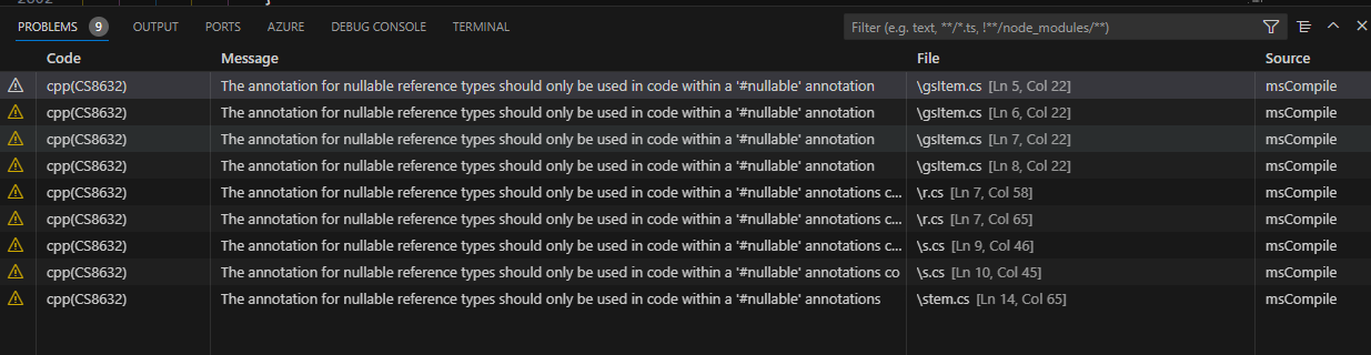 Invalid file reported in Problems list · Issue #6309 · dotnet/vscode-csharp · GitHub