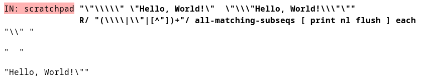 Regular Expressions Are Too Greedy · Issue #2679 · factor/factor · GitHub