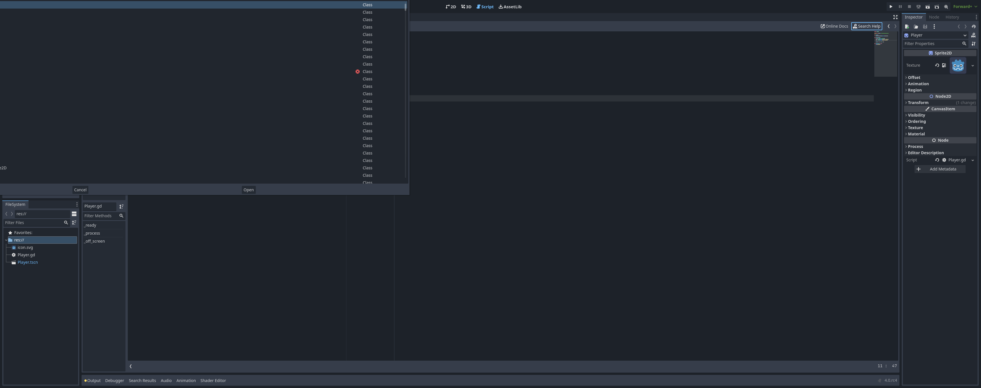 Search Help Locks Editor In Single Window Mode Displayserver Regression · Issue 64402
