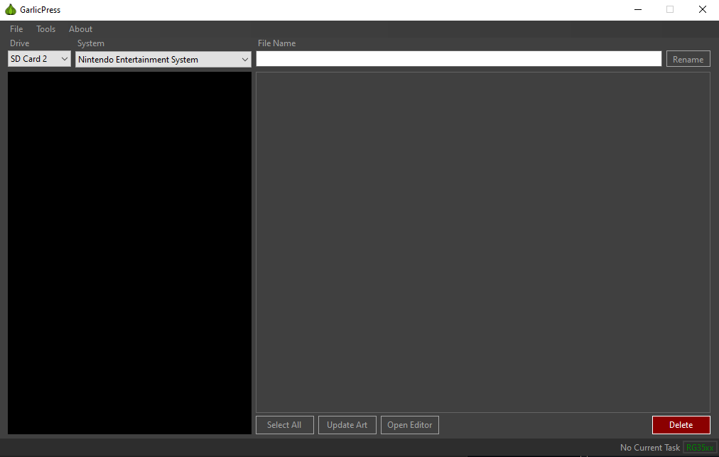 ROMs not visible in GarlicPress (but device visible) · Issue #98 · prosthetichead/GarlicPress ...