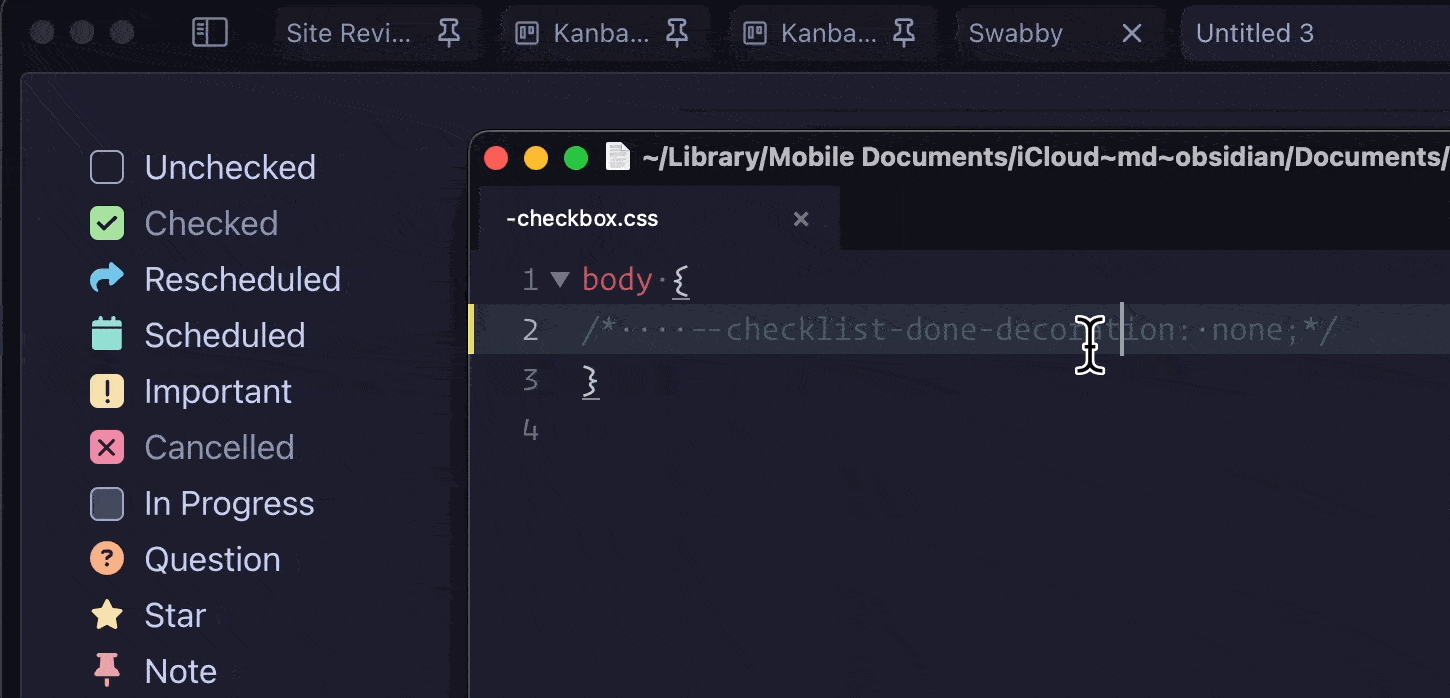 [Feature Request] Remove Strikethrough for Checkboxes · Issue #118 · AnubisNekhet/AnuPpuccin ...