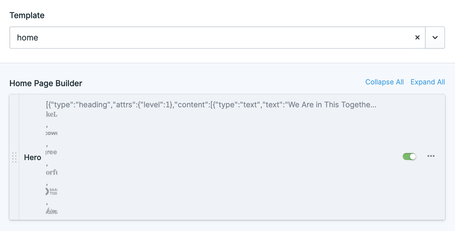 Add option to disable content preview of a collapsed Set · Issue #258 · statamic/ideas · GitHub