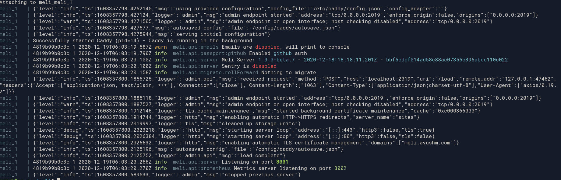 Reverse Proxy Support · Issue #162 · getmeli/meli · GitHub