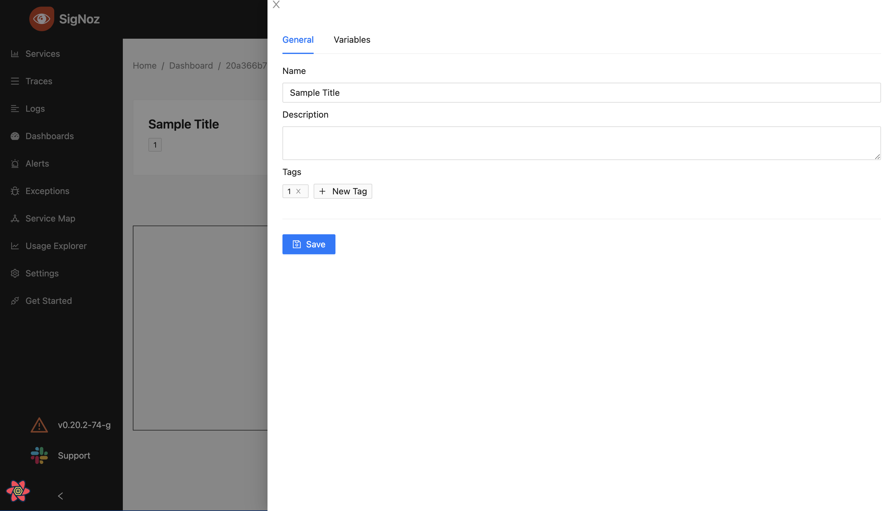 Fe Dashboard Support Close The Configuration Popup By Clicking 