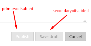 Text color of disabled primary button · Issue #154 · primefaces/primevue · GitHub