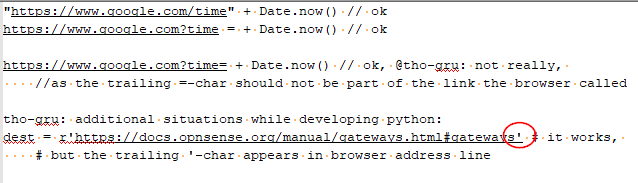 URL within SINGLE quotes includes closing quote as part of URL · Issue ...