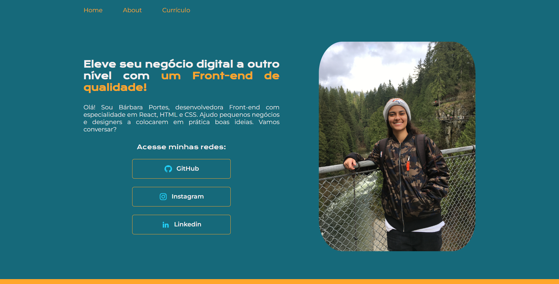 GitHub - barbaraportes/portfolio: Meu primeiro portfólio desenvolvido ...