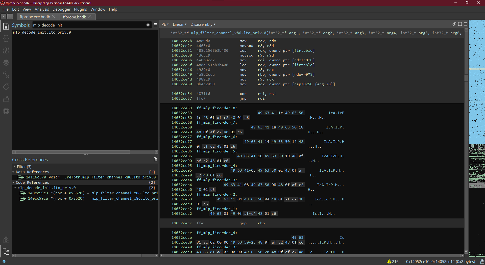 Coff Disassembler Cannot Understand Pure Functions With Fallback · Issue 4528 · Vector35