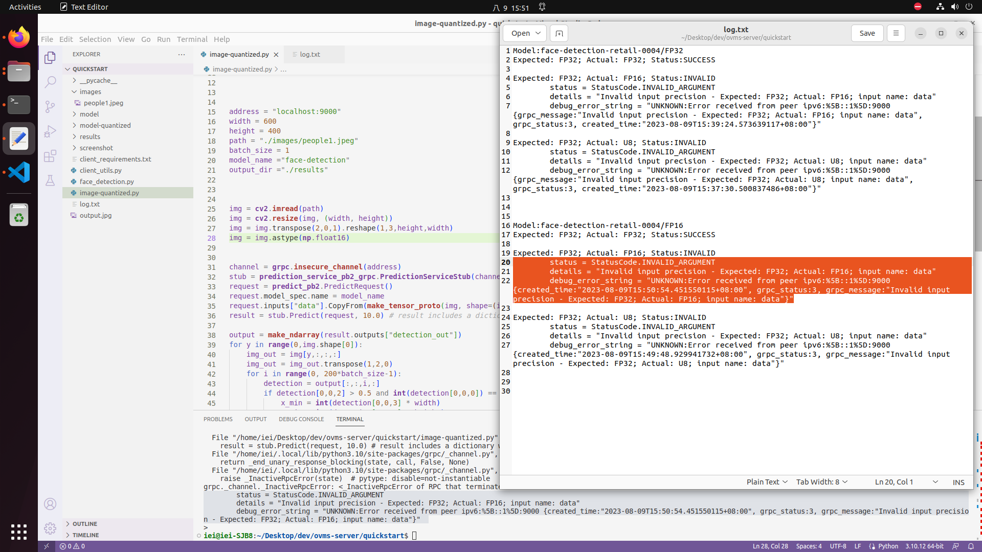 [question] Model Quantization · Issue 1982 · Openvinotoolkit Model Server · Github
