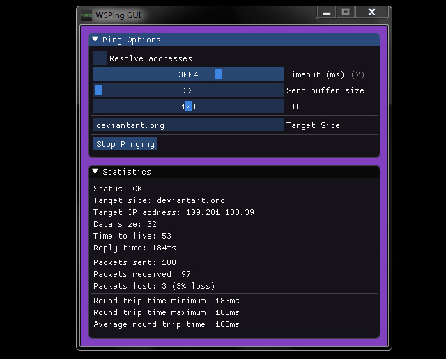 GitHub - kangzhay92/wsping: Customizable Ping application and library for Windows using Winsock2 API
