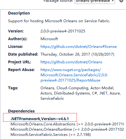 Microsoft.Orleans.ServiceFabric For .Net Core ? · Issue #3604 · dotnet/orleans · GitHub
