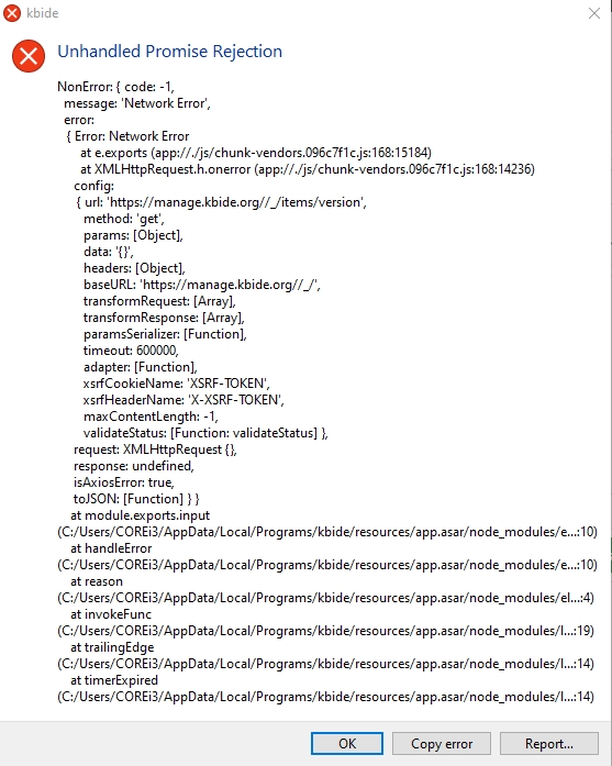 KB-IDE Network error · Issue #48 · MakerAsia/KBProIDE · GitHub