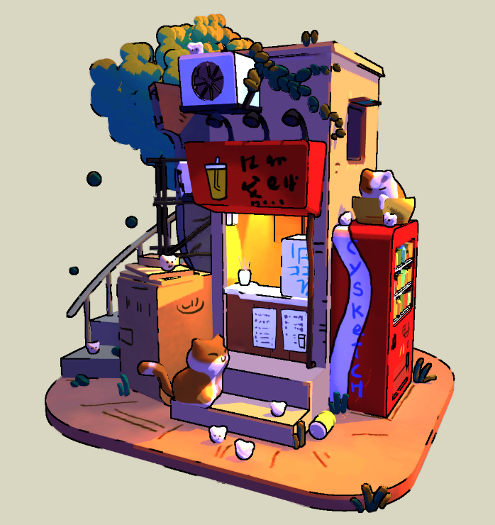 GitHub - junyangtong/Toon_House: 插画风格渲染