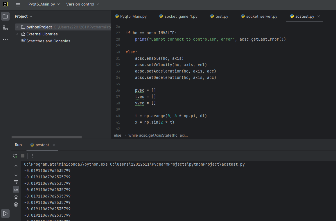 ACS SPiiPlus Error 132 · Issue #22 · petebachant/ACSpy · GitHub