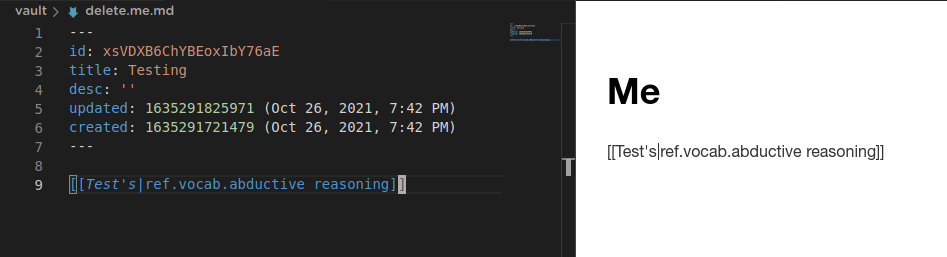 Apostrophes are not allowed in link labels · Issue #1498 · dendronhq/dendron · GitHub