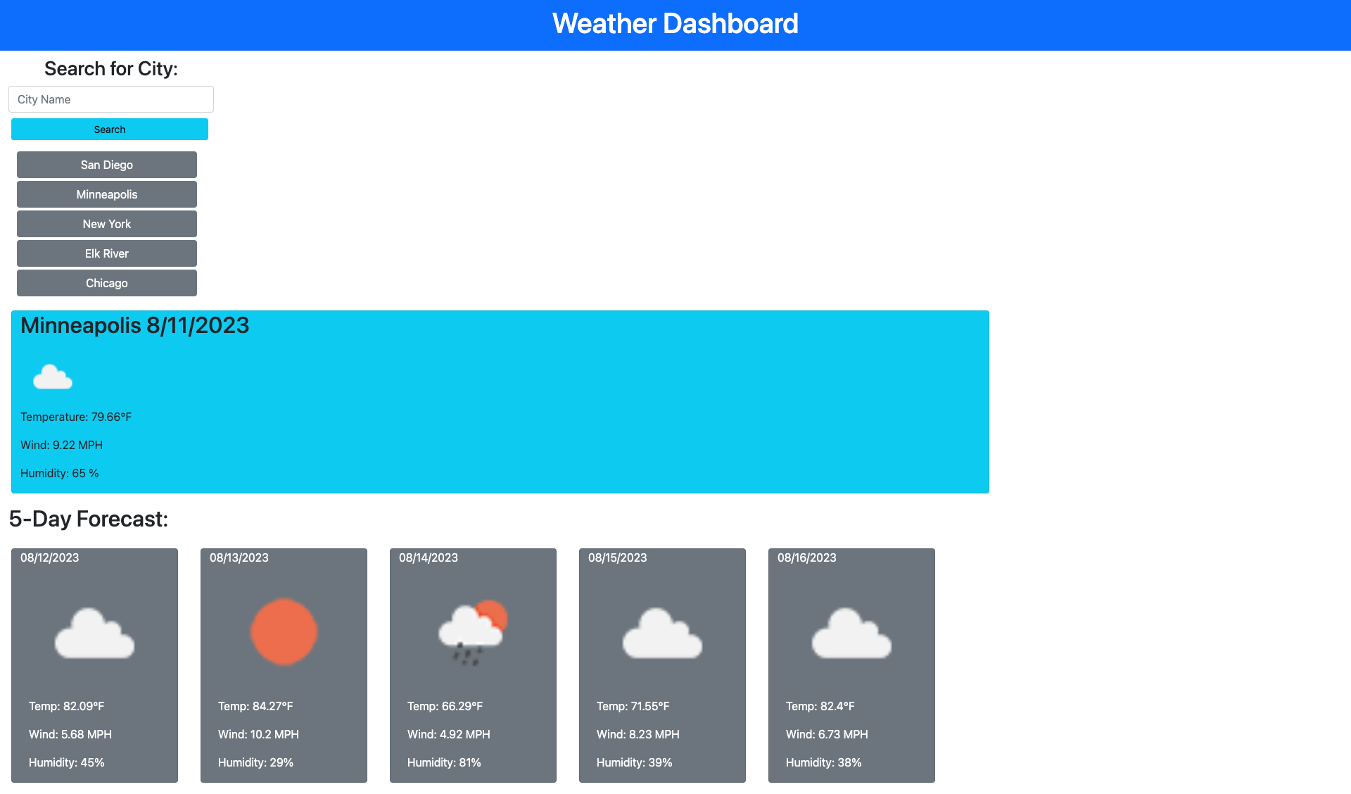 GitHub - lukehevey/weather-dashboard