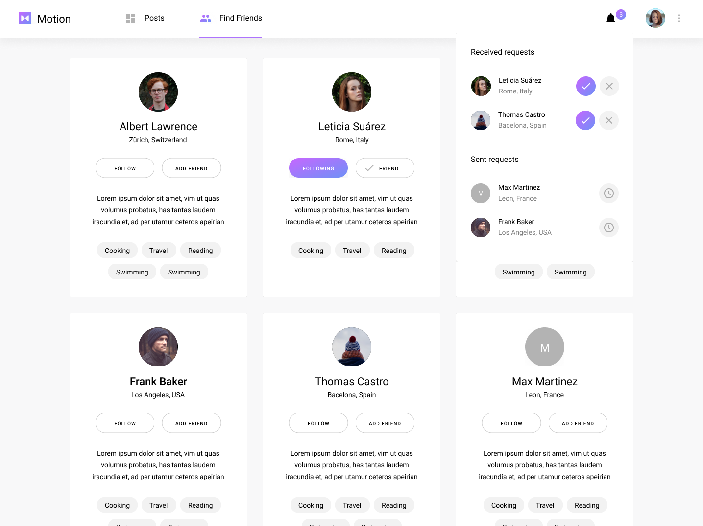 GitHub - FloWinkler/motion-project-bootcamp: SOCIAL MEDIA PLATFORM 🎨