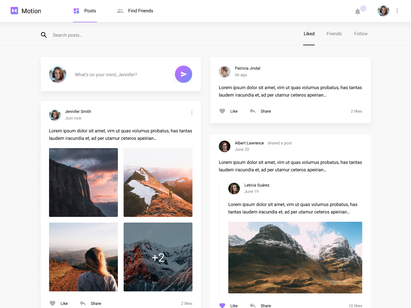GitHub - FloWinkler/motion-project-bootcamp: SOCIAL MEDIA PLATFORM 🎨
