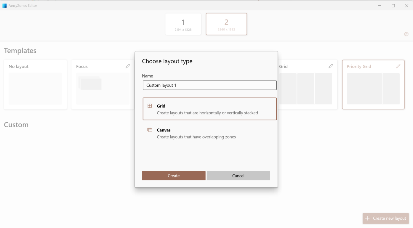 Bug Minor Layout Issue With Creating Custom Layout In Fancyzones · Issue 16921 · Microsoft 