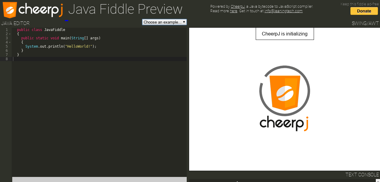 Plugin Never Initializes On All Pages I Have Tried · Issue 43 · Leaningtech Cheerpj Applet