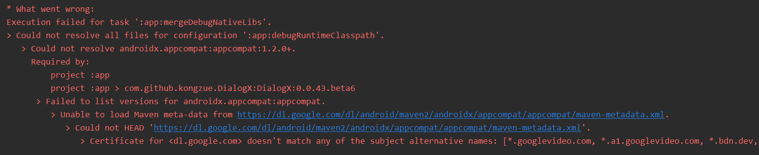androidx.appcompat:appcompat:1.2.0+ 获取不到 · Issue #105 · kongzue/DialogX · GitHub