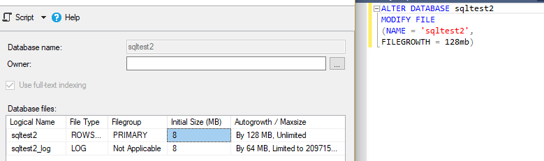 Get-DbaDatabaseFile returning wrong 'Growth' · Issue #2471 · dataplat/dbatools · GitHub