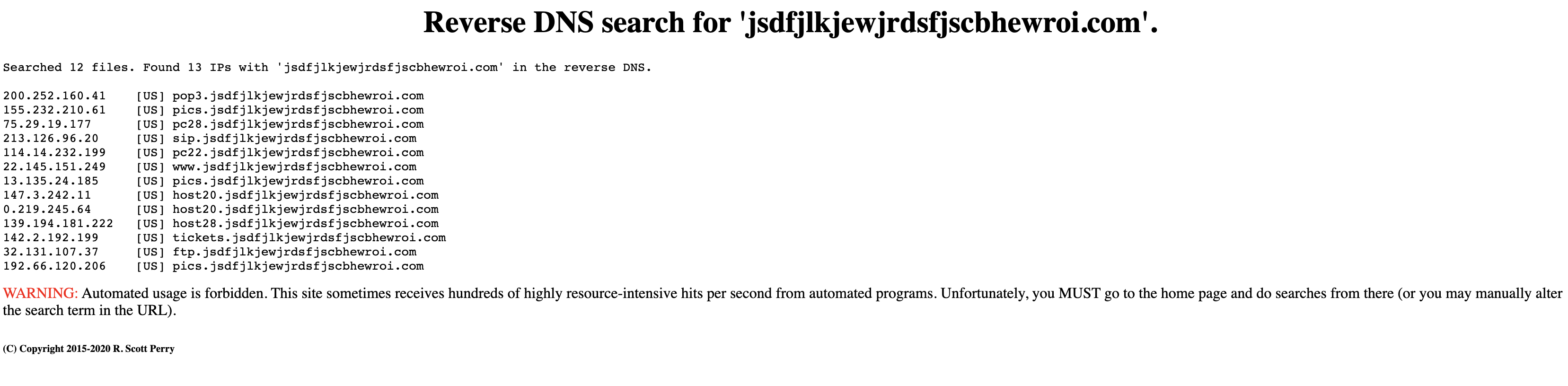 The PTRArchive API should be removed · Issue #391 · owasp-amass/amass · GitHub