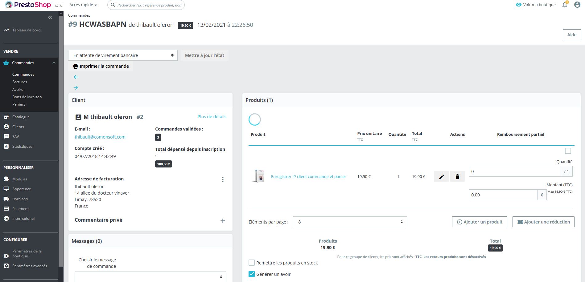 Backoffice order list and edit broken after upgrade from 1.7.x.x to 1.7.7.1 · Issue #23254 ...