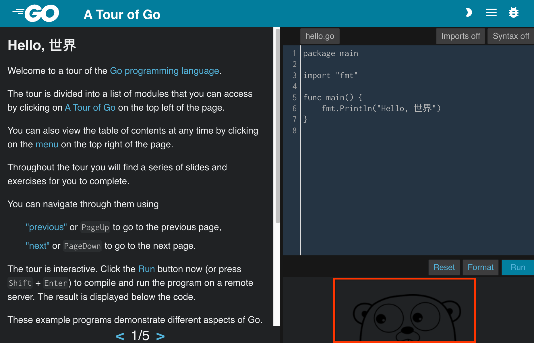 x/website/tour: transparent gopher image is too dark in dark theme · Issue #62316 · golang/go ...