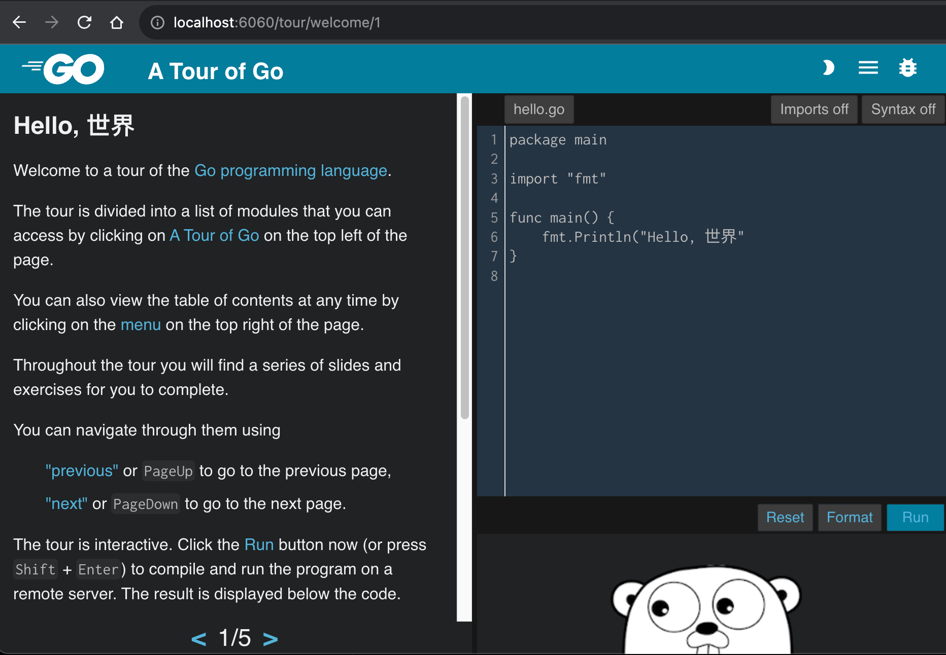 x/website/tour: transparent gopher image is too dark in dark theme · Issue #62316 · golang/go ...
