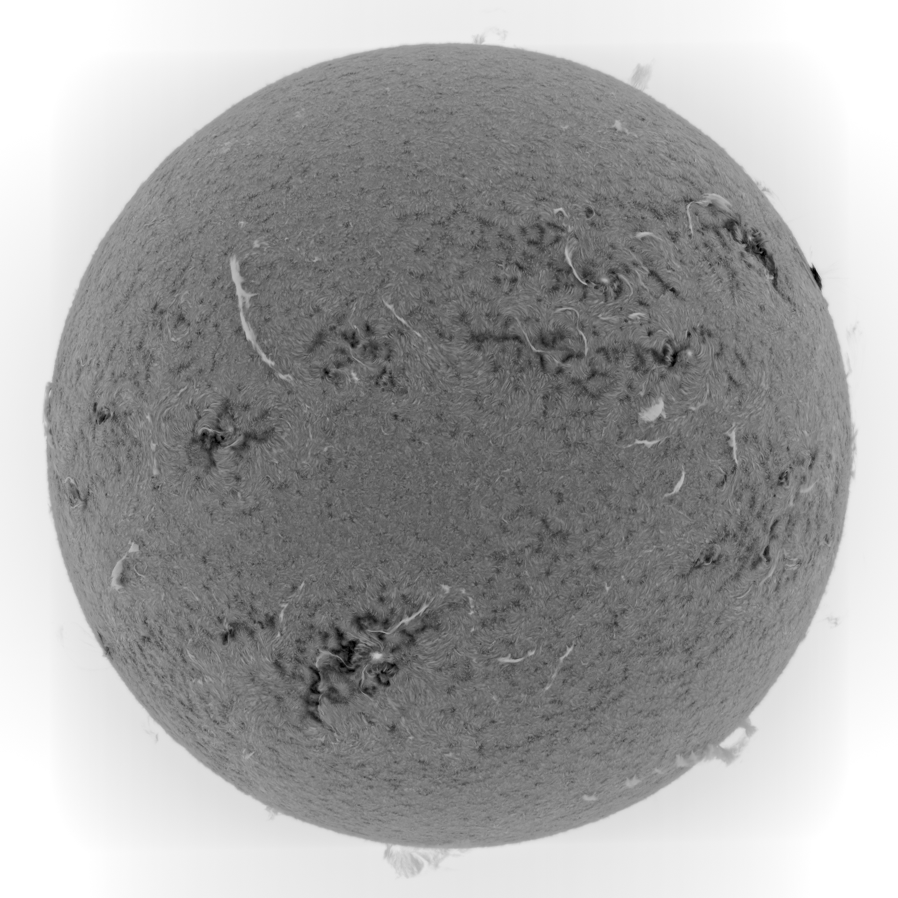 Very good resolution H-alpha full-disk spectroheliograph -- and a ...