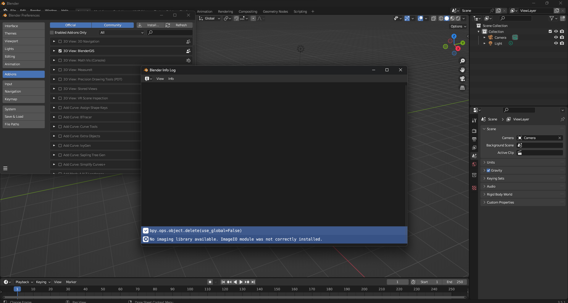 GIS issue · Issue #794 · domlysz/BlenderGIS · GitHub