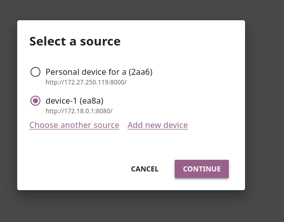 Select A Source Modal Is Not Displayed After Importing A Facility In The Setup Wizard · Issue