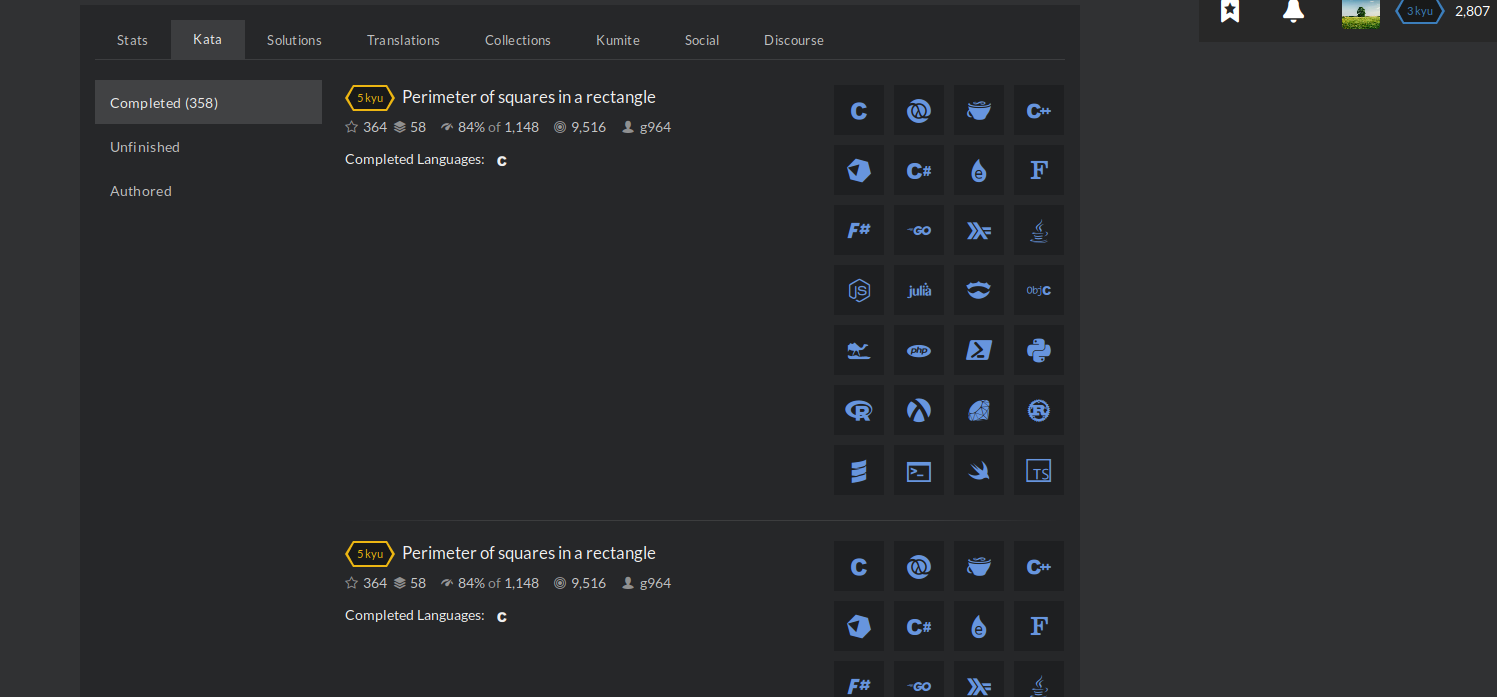 Completed kata still being reported as not completed in kata detail page · Issue #1683 ...