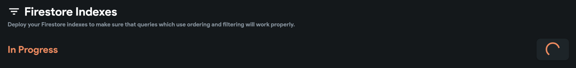 Firestore Indexes needs redeployment but won't work · Issue #1869 · FlutterFlow/flutterflow ...