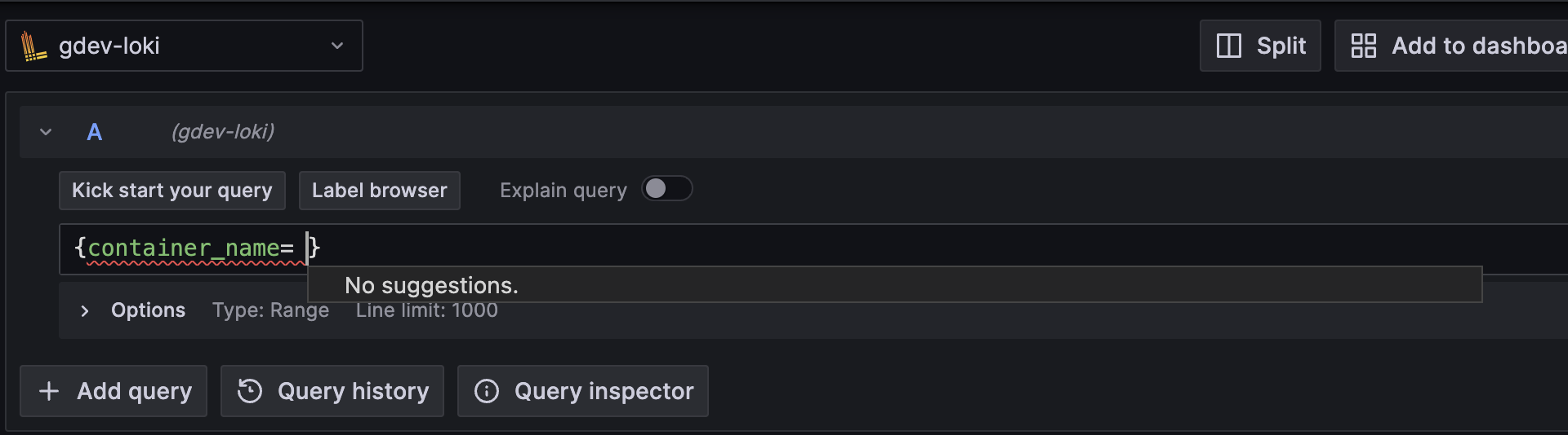 [LogQL] White spaces tricks the autocomplete system. · Issue #74561 · grafana/grafana · GitHub