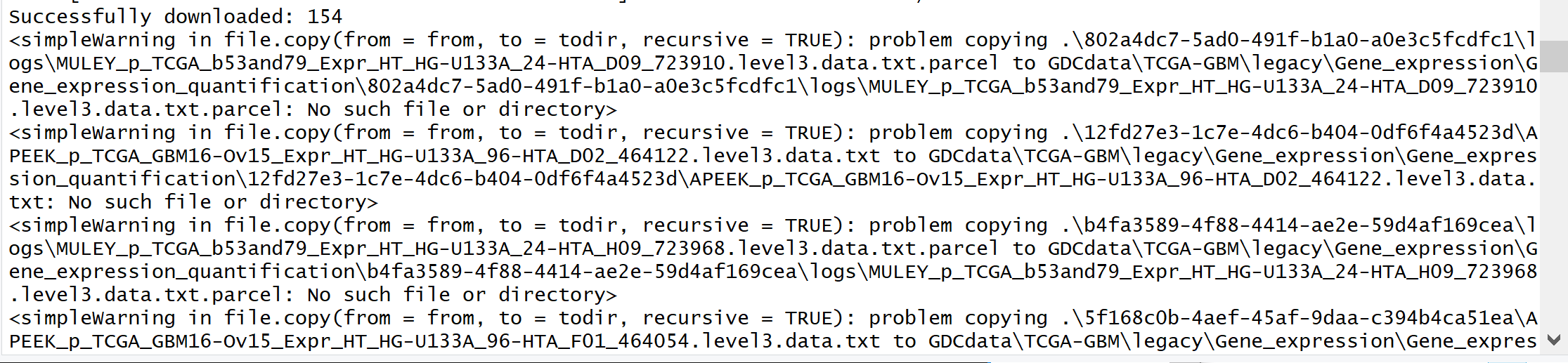 Bug with GDCquery and · Issue #351 · BioinformaticsFMRP/TCGAbiolinks · GitHub