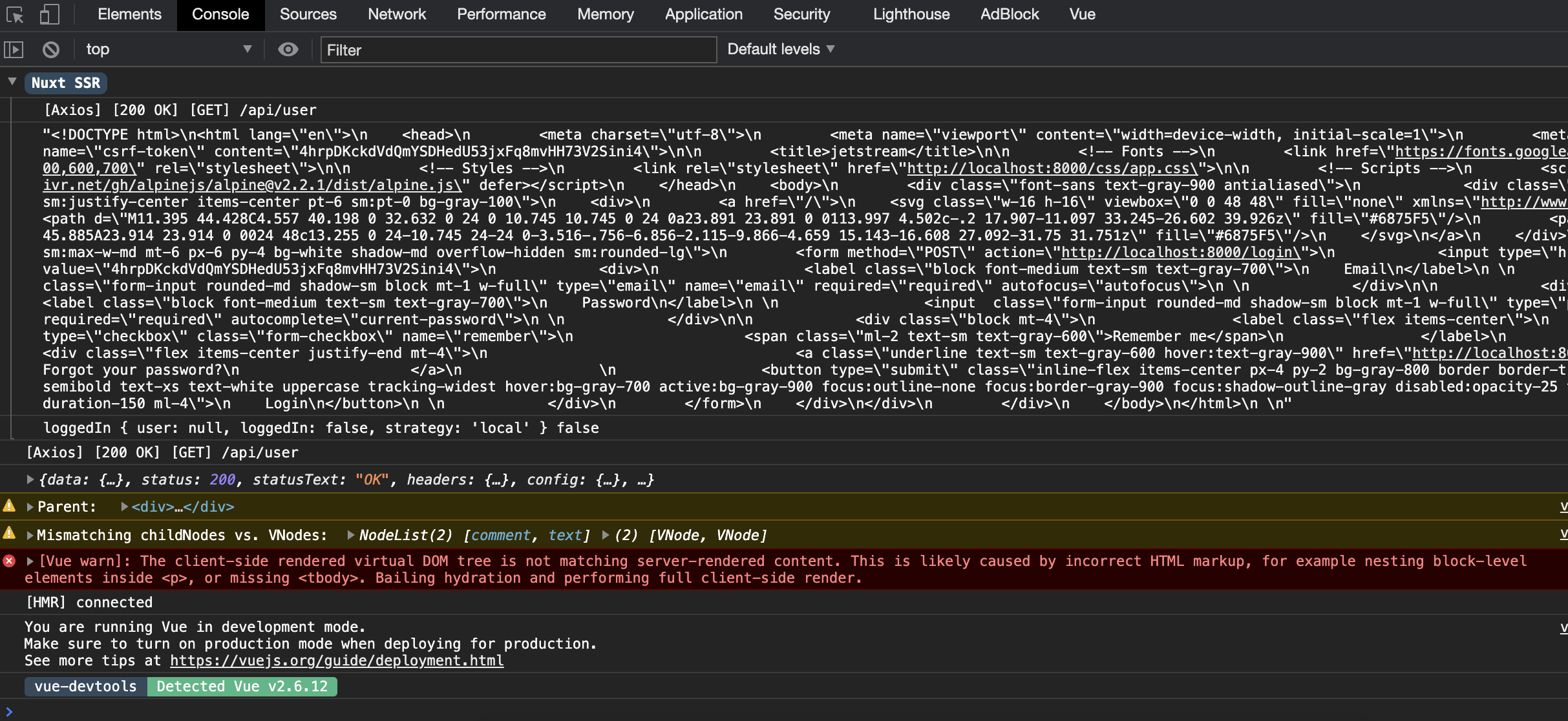 why fetch user only works in client side · Issue #834 · nuxt-community/auth-module · GitHub